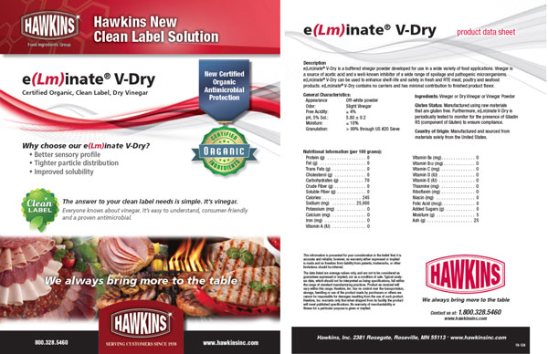 Certified Organic Liquid Vinegar Suppliers | Hawkins Inc.