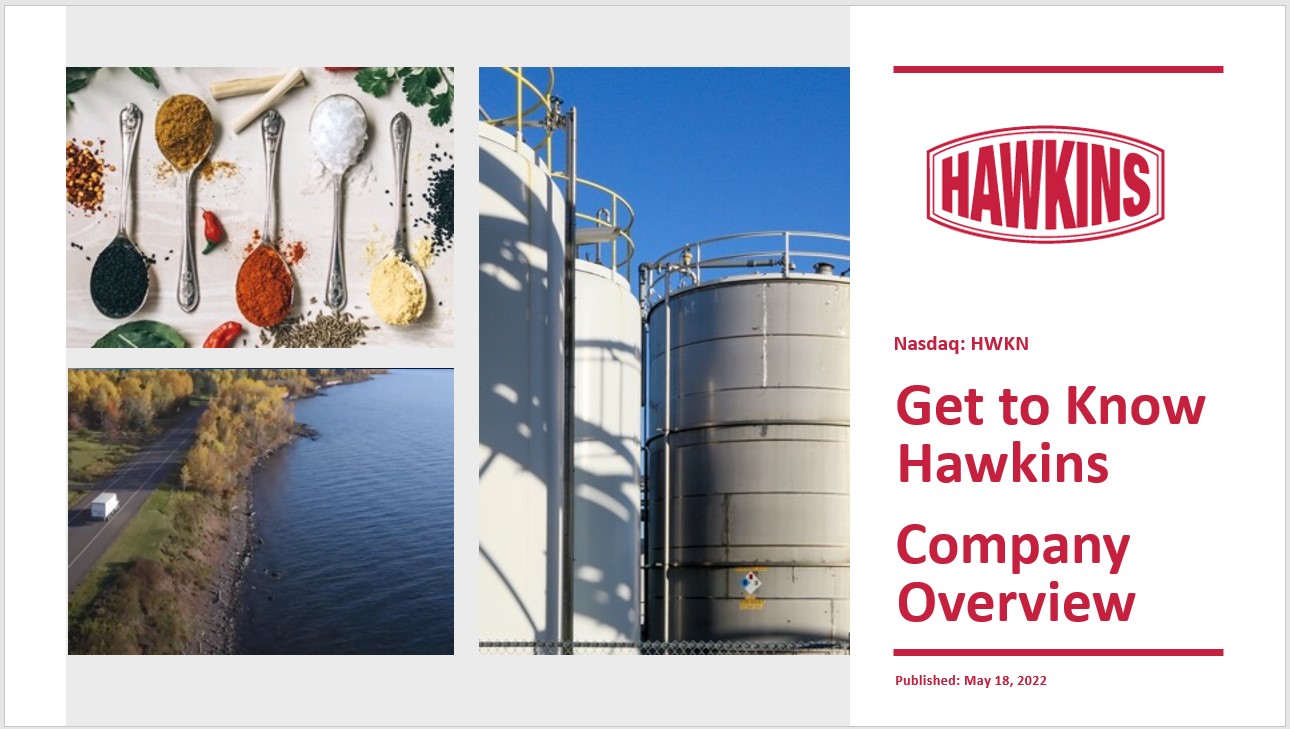 Investor Relations - Hawkins