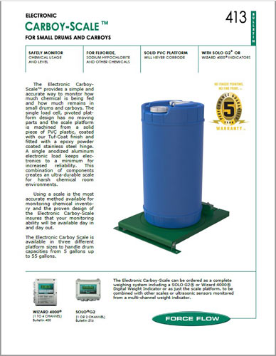 Force Flow Scales: Tank, Drum, And Cylinder Scales - Hawkins