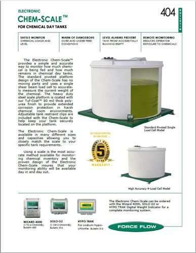 Force Flow Scales: Tank, Drum, And Cylinder Scales - Hawkins