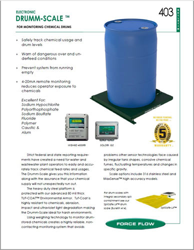 Force Flow Scales: Tank, Drum, And Cylinder Scales - Hawkins