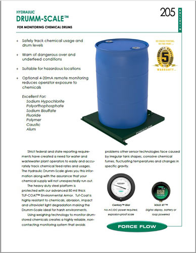 Force Flow Scales: Tank, Drum, And Cylinder Scales - Hawkins