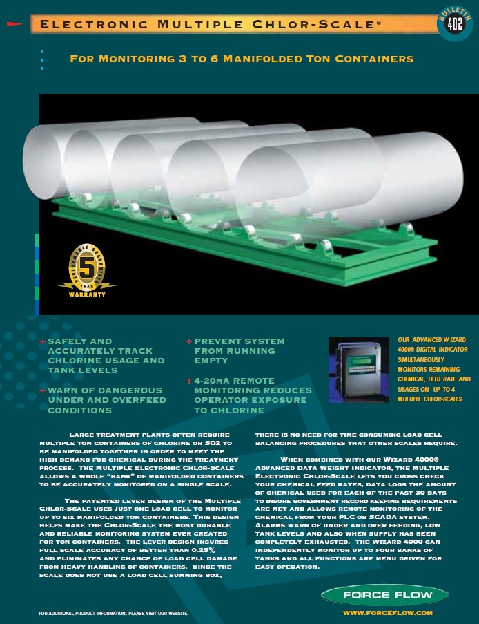 Force Flow Scales: Tank, Drum, And Cylinder Scales - Hawkins