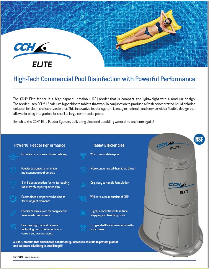 CCH Elite Calcium Hypochlorite Feeder - Hawkins